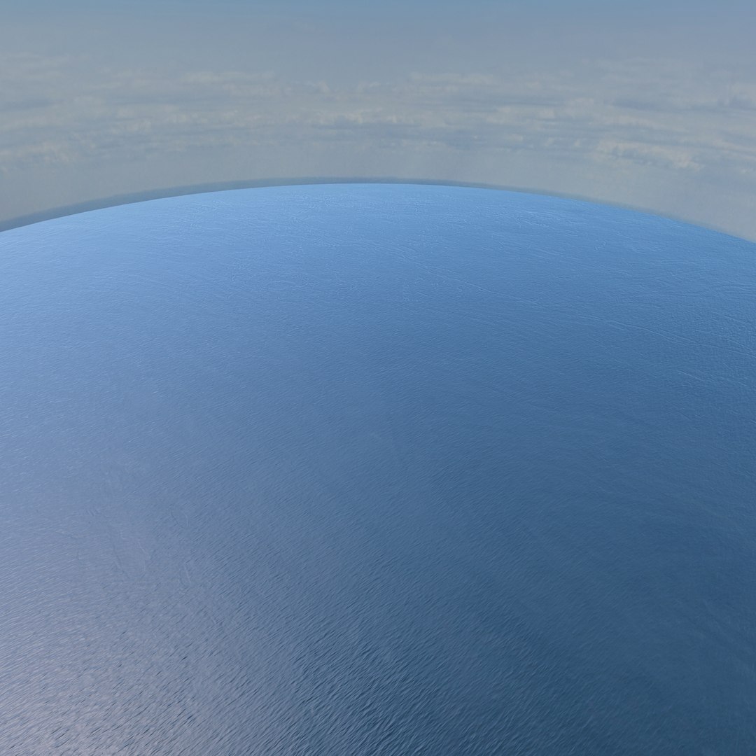 Ocean Seascape 3D Model - TurboSquid 1205663