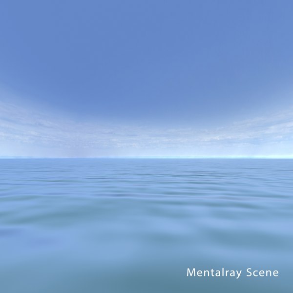 Ocean seascape 3D model - TurboSquid 1205663