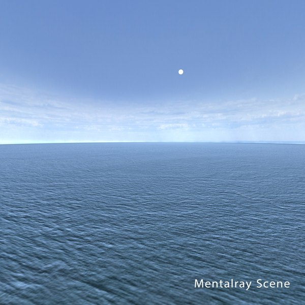 Ocean seascape 3D model - TurboSquid 1205663