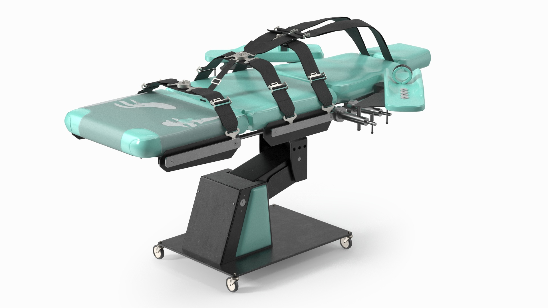 3D Model Inmate Execution Bed With Secured Straps - TurboSquid 2427611