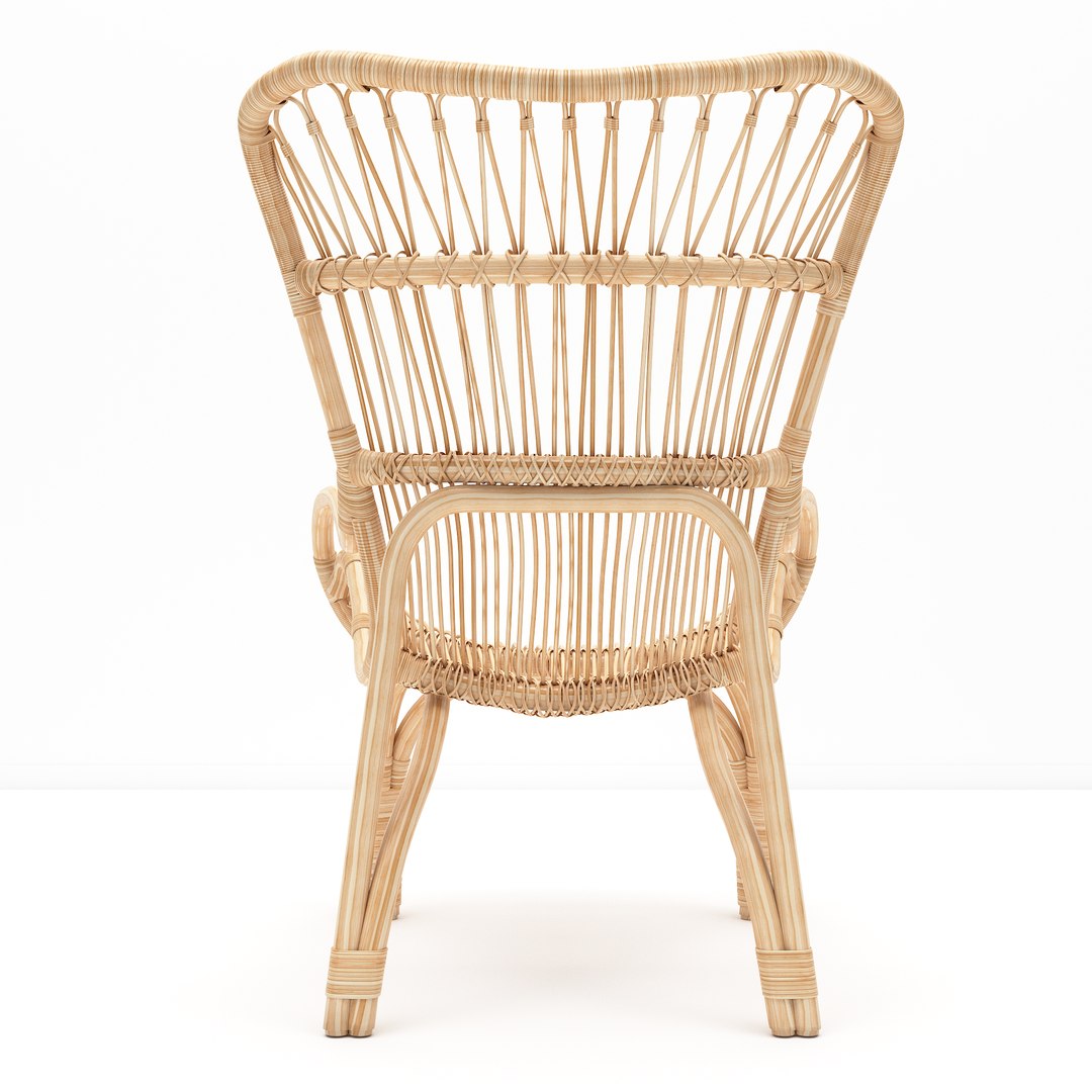 Rattan Chair 3D Model - TurboSquid 1852813