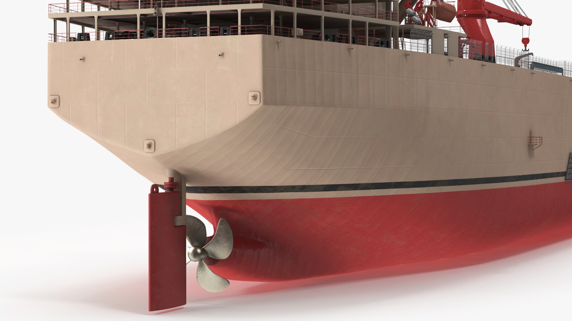 3D Unladen Cargo Tanker - TurboSquid 2114711