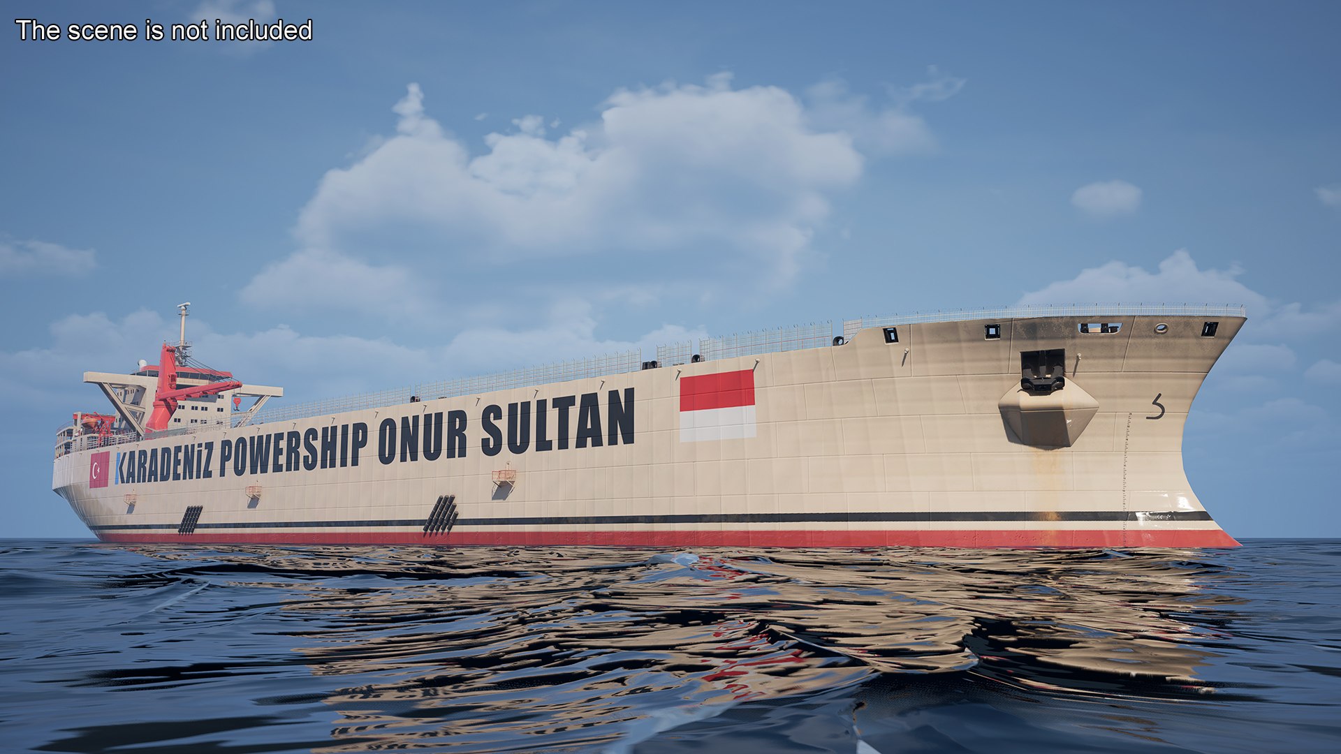 3D Unladen Cargo Tanker - TurboSquid 2114711