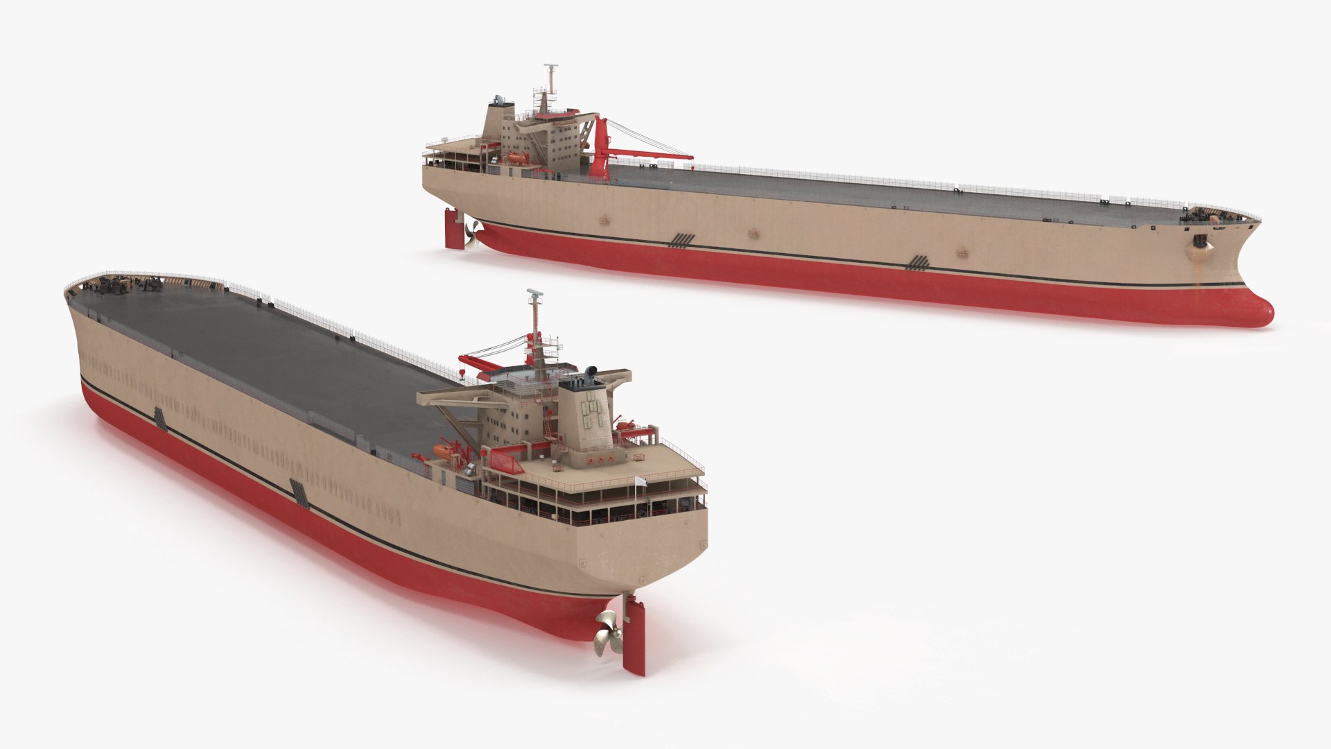 3D Unladen Cargo Tanker - TurboSquid 2114711