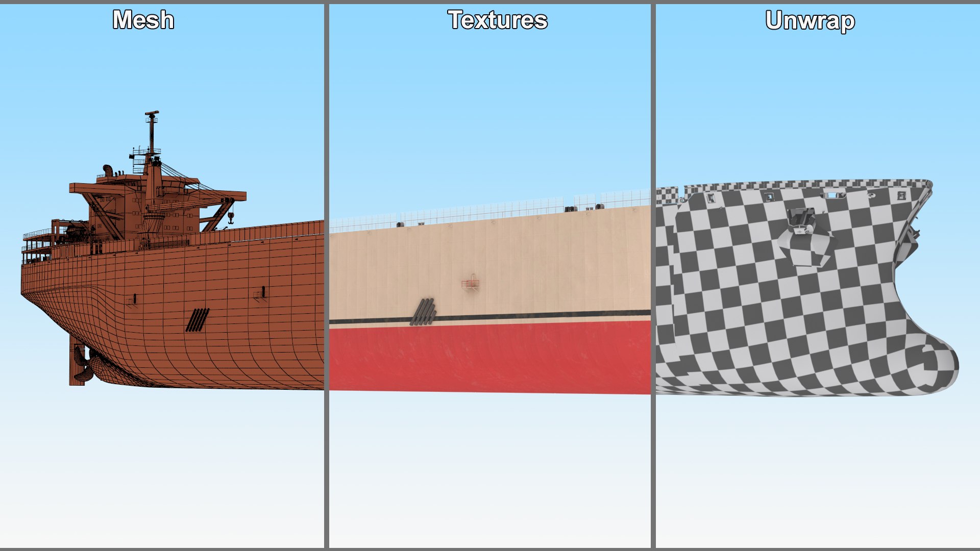 3D Unladen Cargo Tanker - TurboSquid 2114711