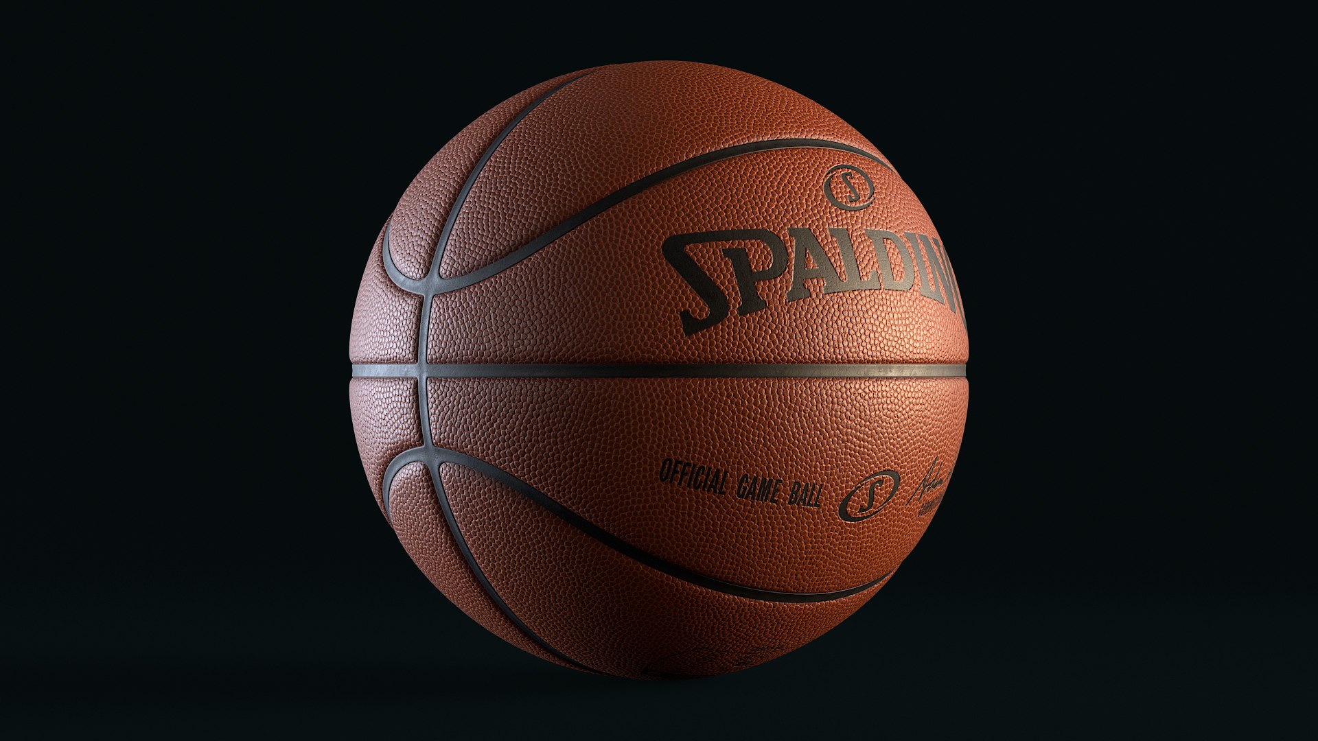 3D Model Spalding Basketball Ball - TurboSquid 2273127