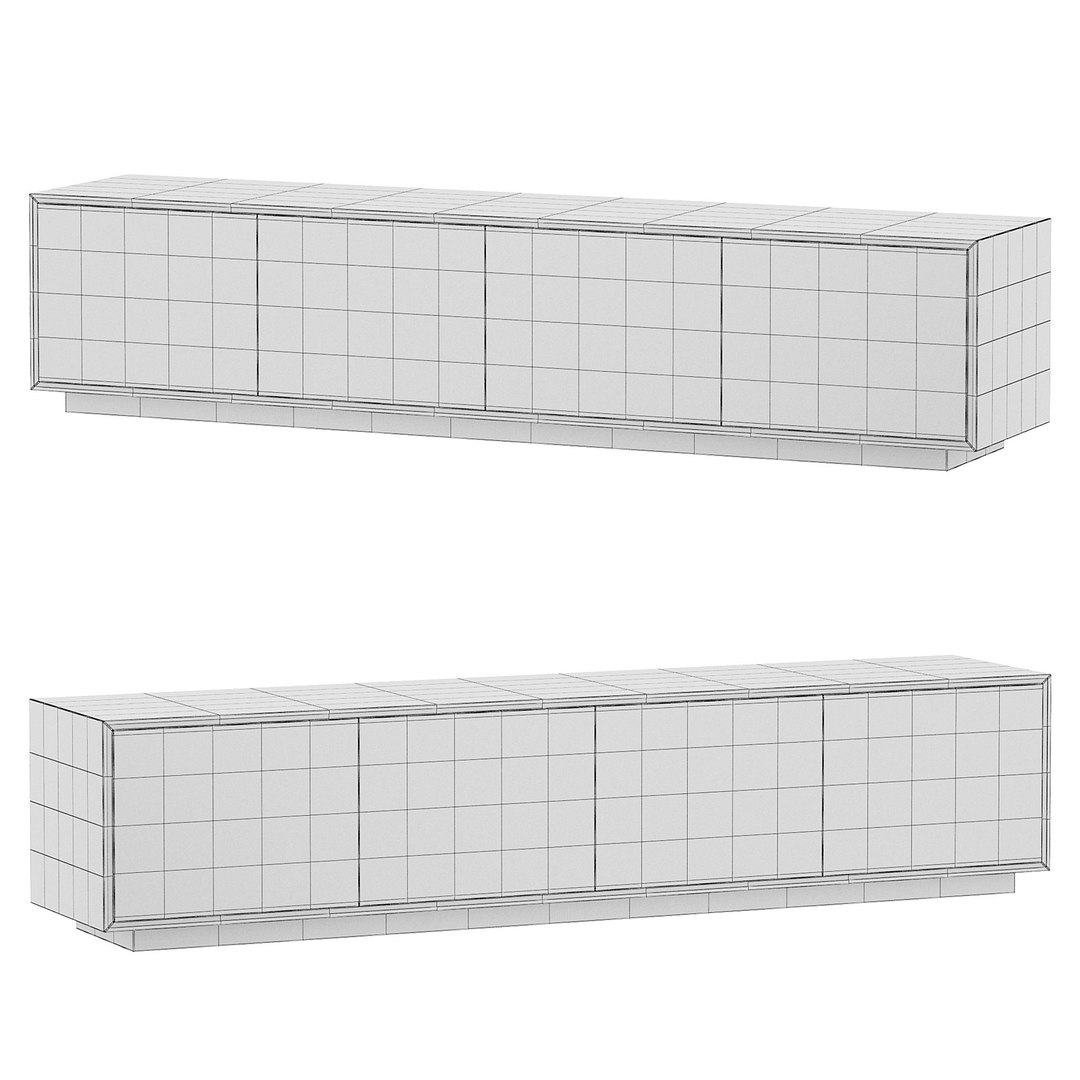 RICK TV CABINET By Laskasas 3D - TurboSquid 1958327