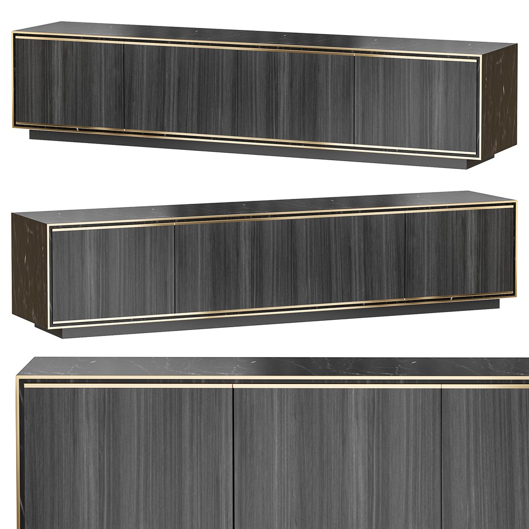 RICK TV CABINET By Laskasas 3D - TurboSquid 1958327