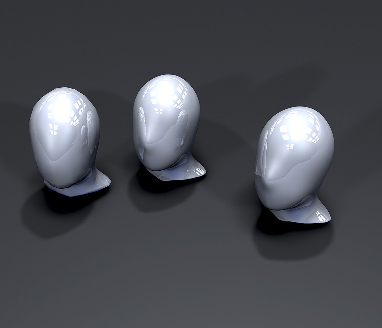 3D head characters 3 meshes - TurboSquid 1150399