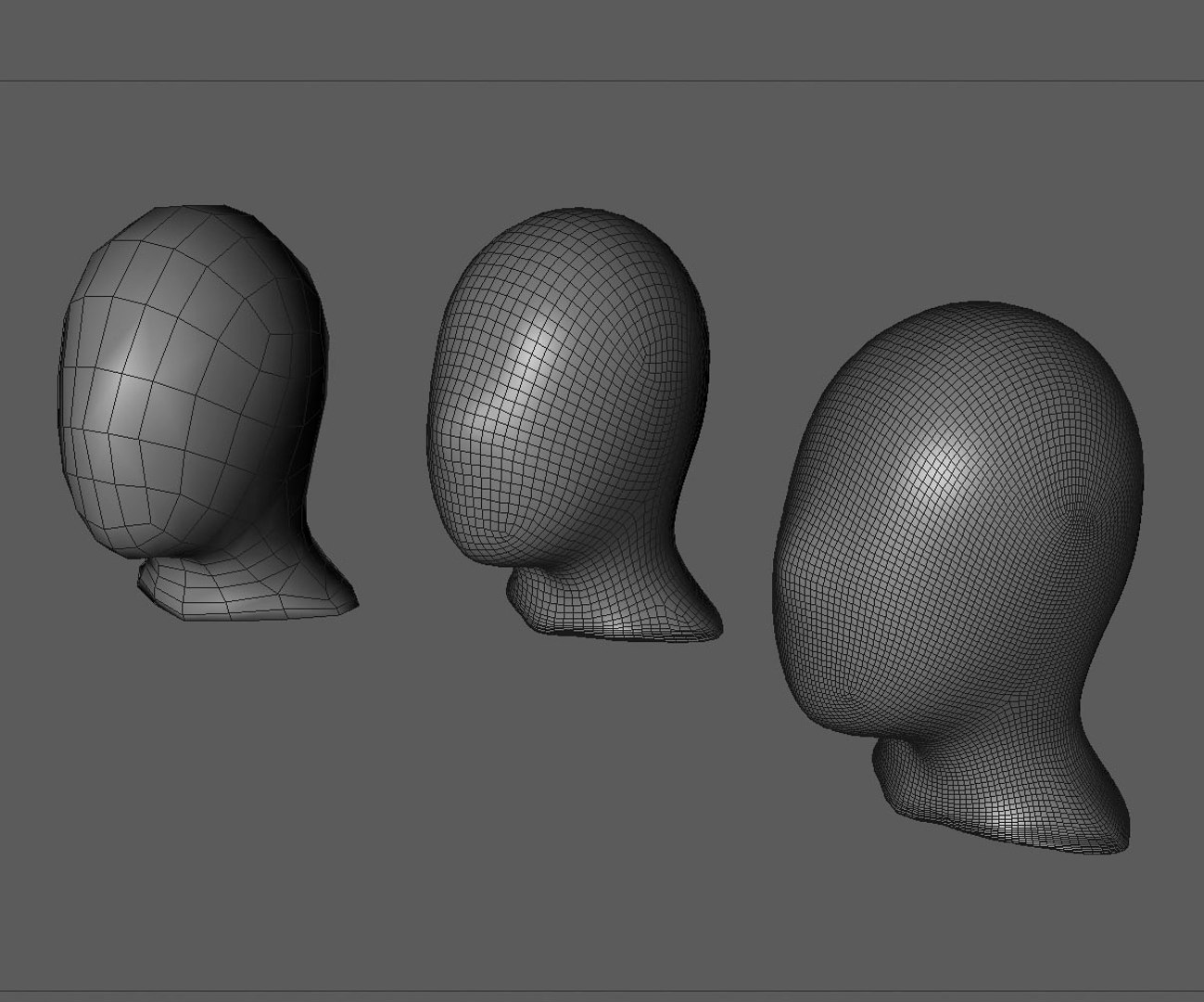 3D head characters 3 meshes - TurboSquid 1150399