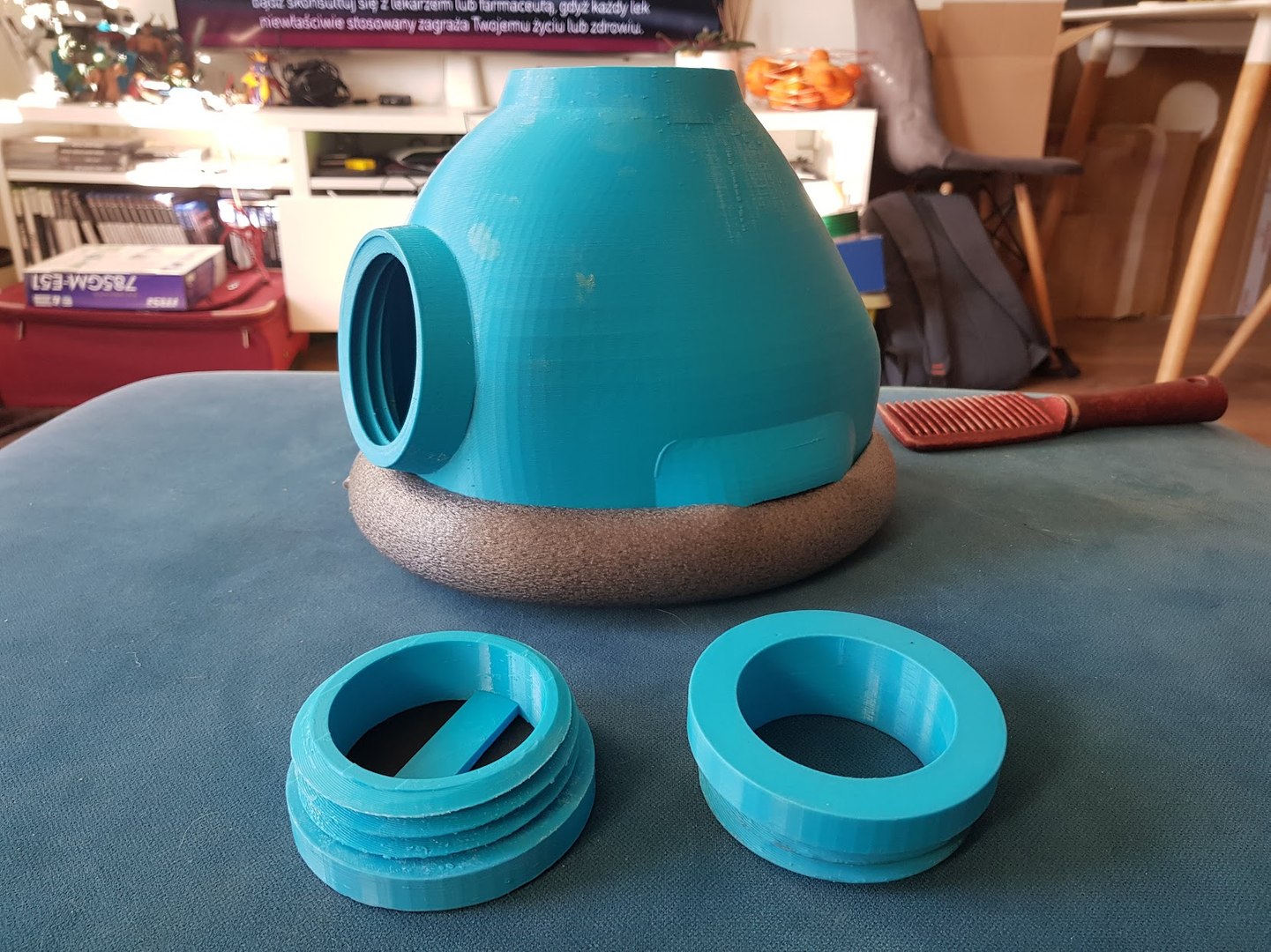 3D Inhalation mask nebulizer for a horse with adapter for cheap ...