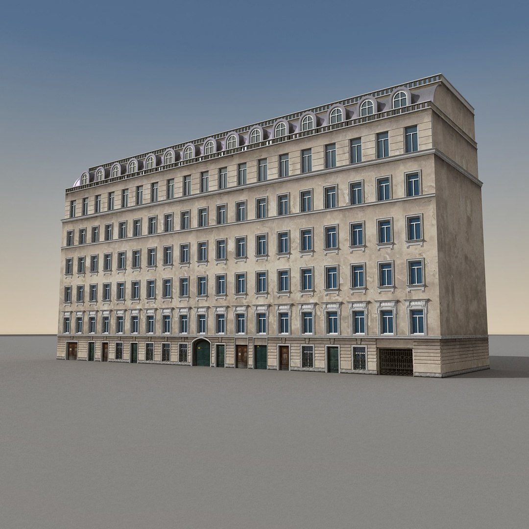 3d European Building Europe