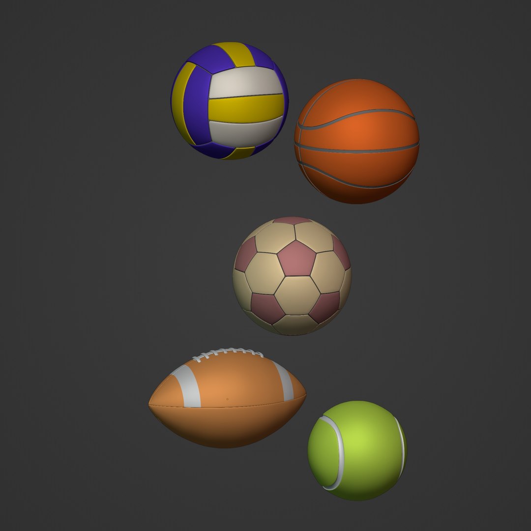 Balls Pack 3D Model - TurboSquid 1855894