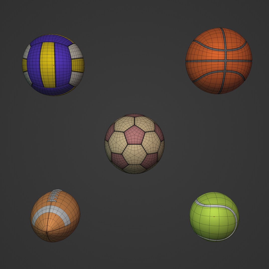 Balls Pack 3D Model - TurboSquid 1855894