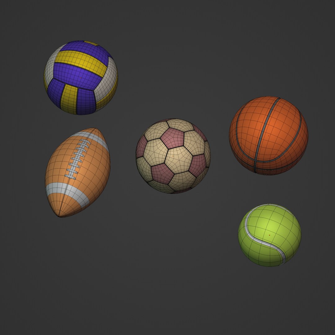 Balls Pack 3D Model - TurboSquid 1855894