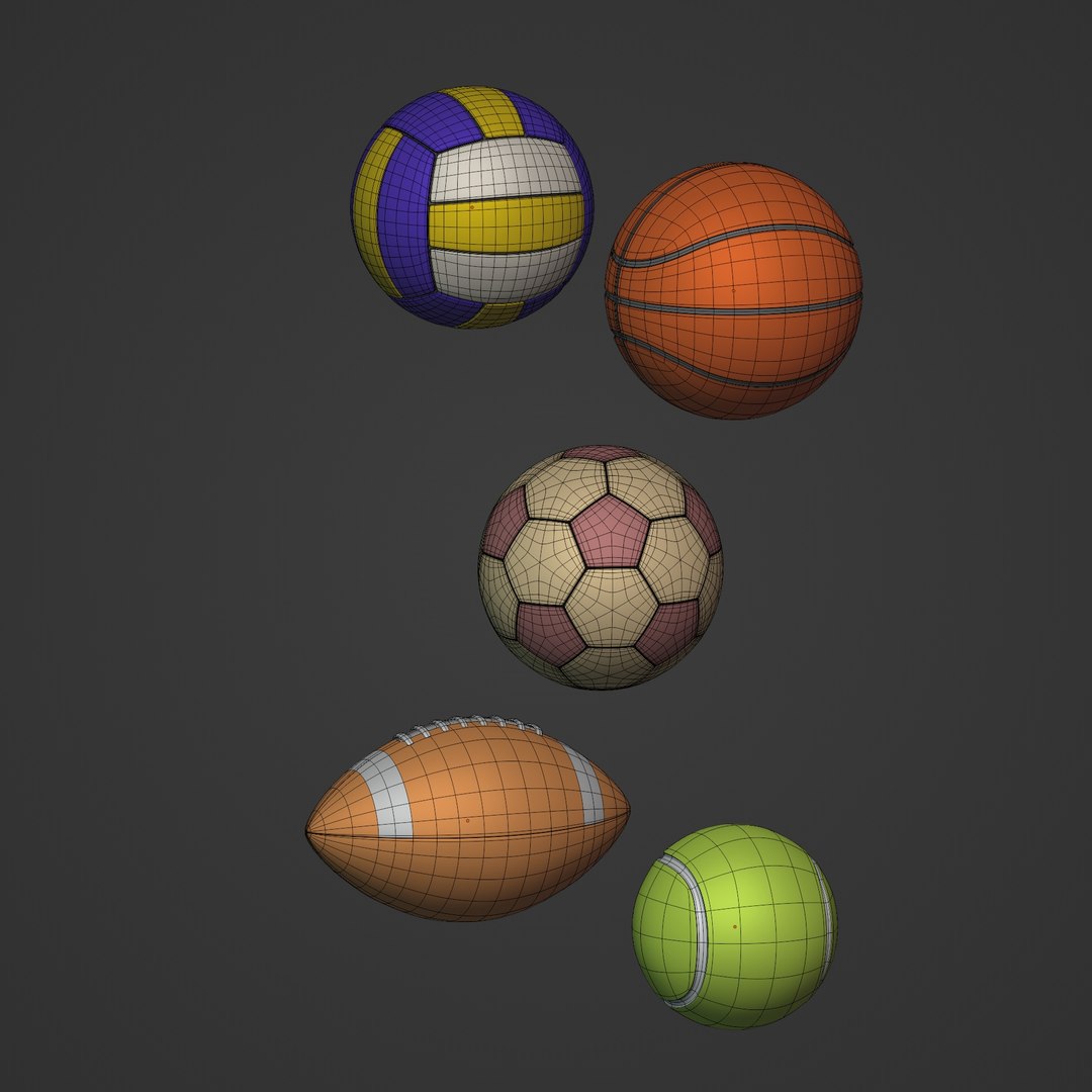 Balls Pack 3D Model - TurboSquid 1855894
