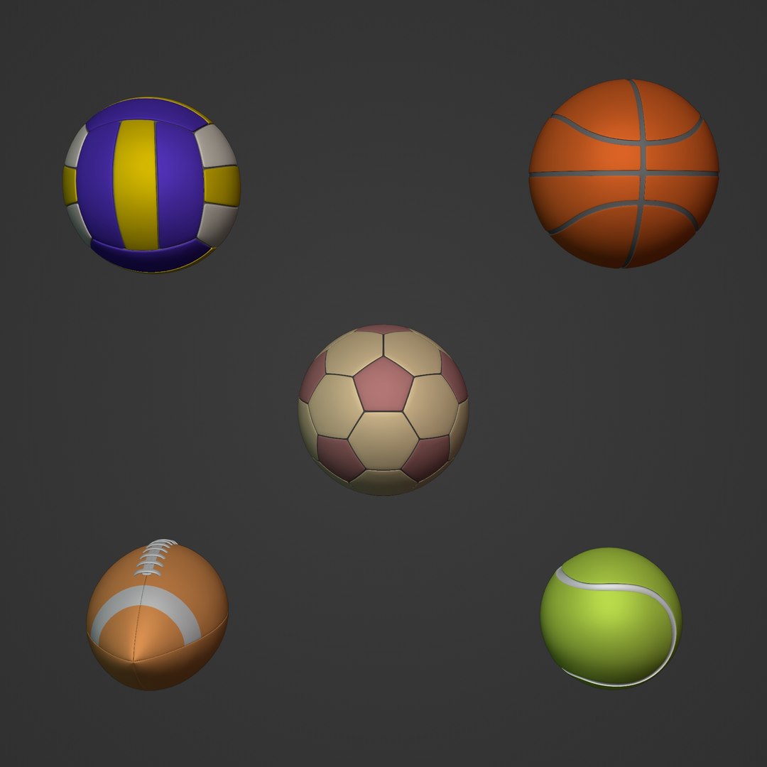 Balls Pack 3D Model - TurboSquid 1855894