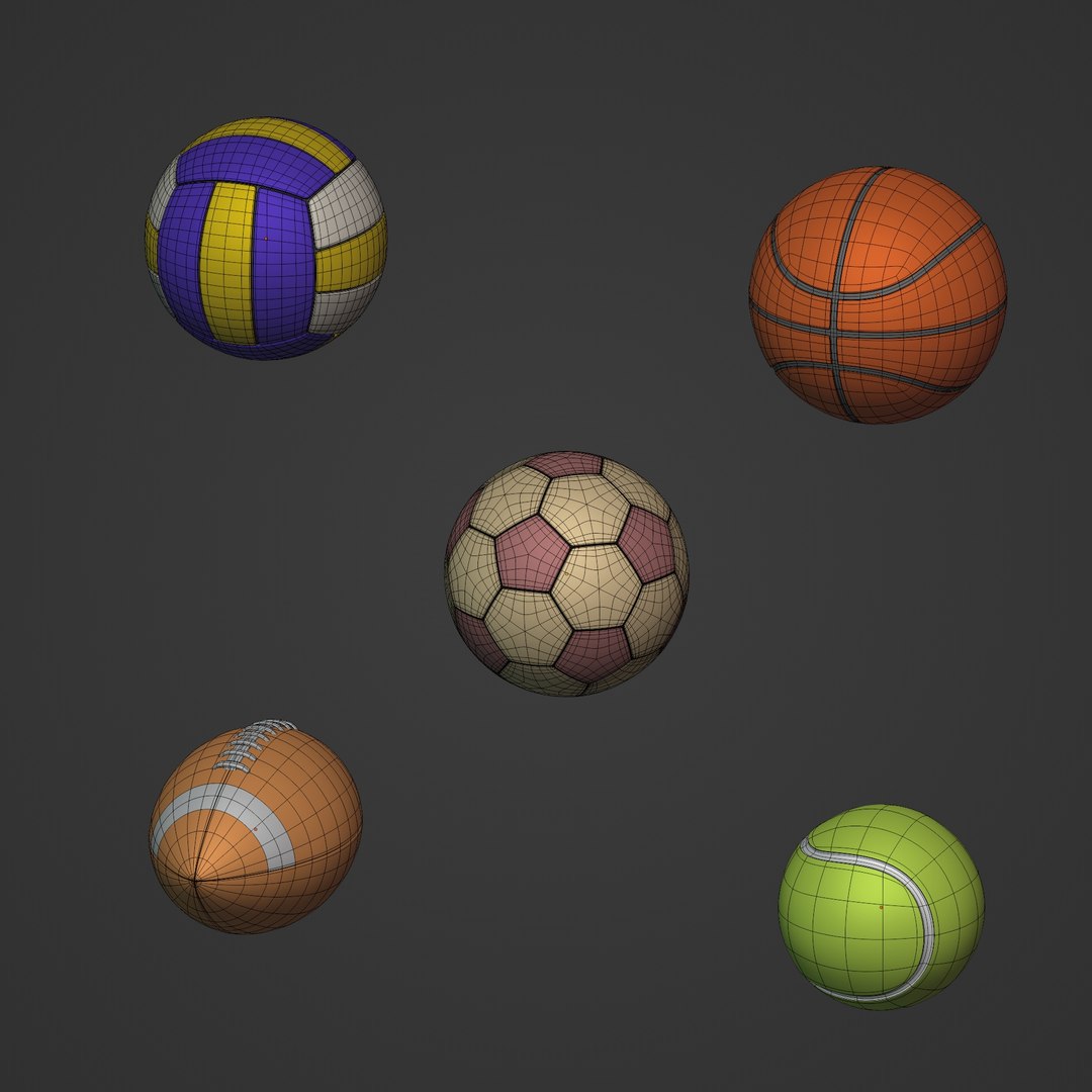 Balls Pack 3D Model - TurboSquid 1855894
