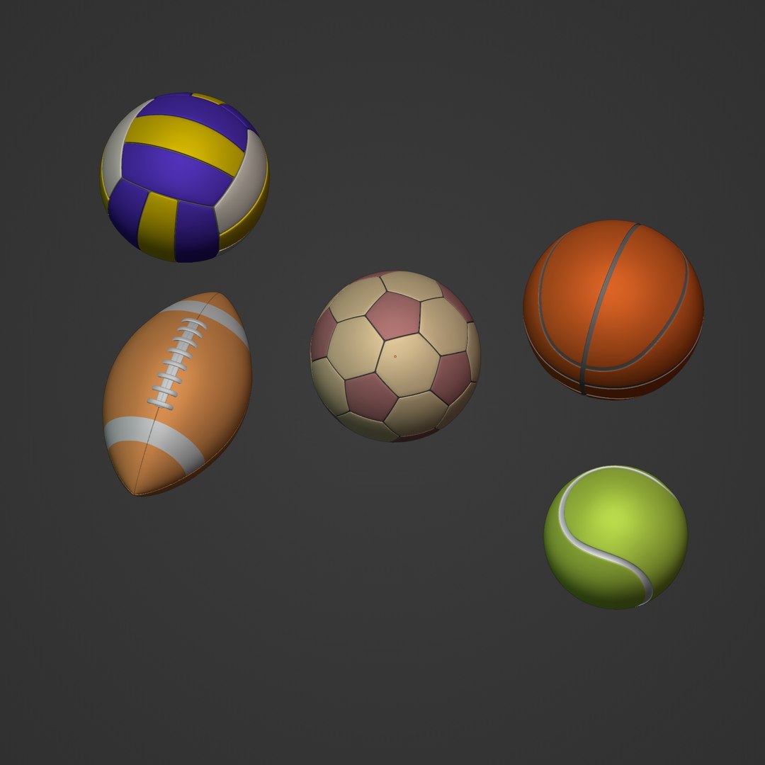 Balls Pack 3D Model - TurboSquid 1855894
