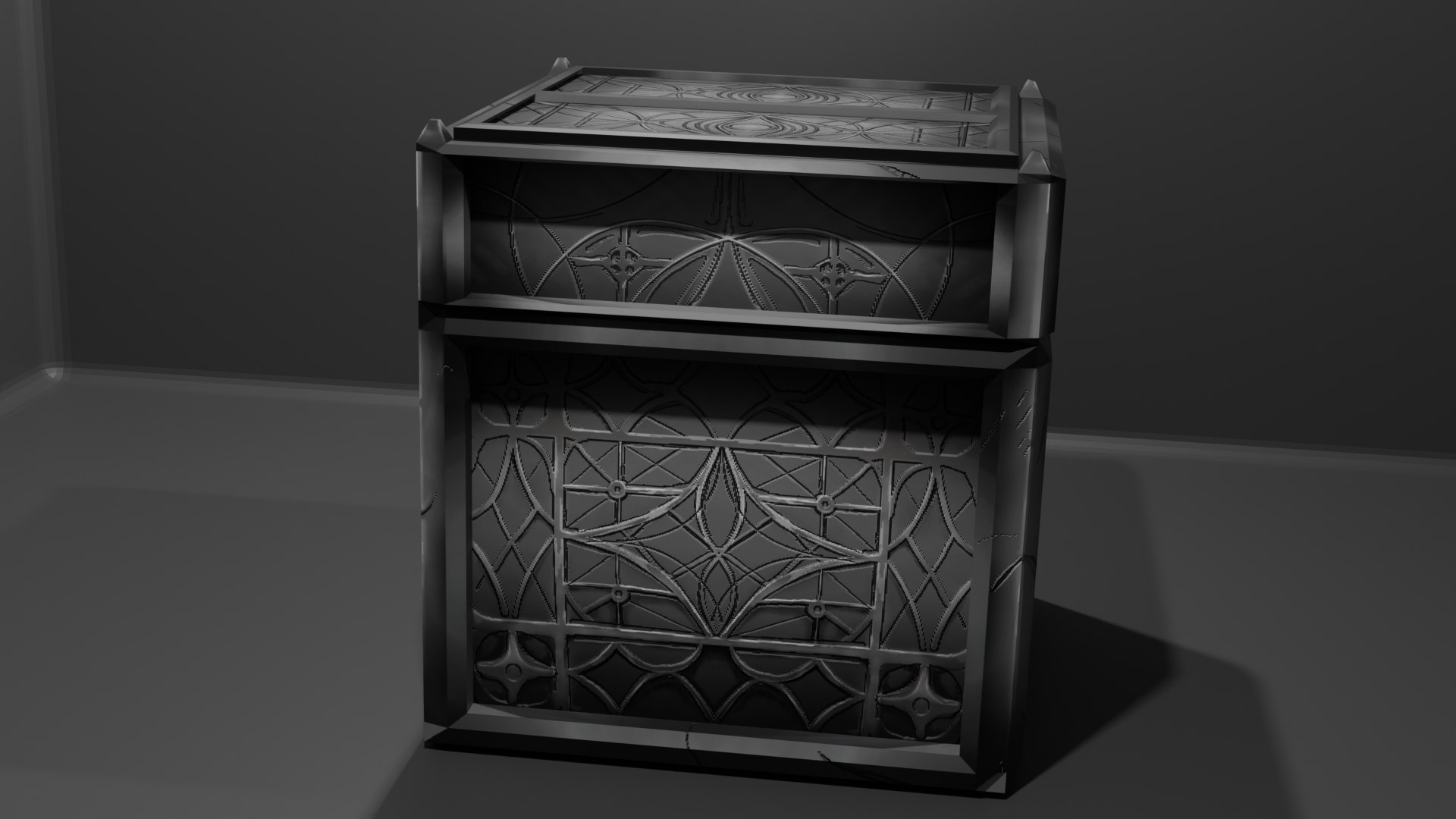 Gothic Chest 3D Model - TurboSquid 2349549