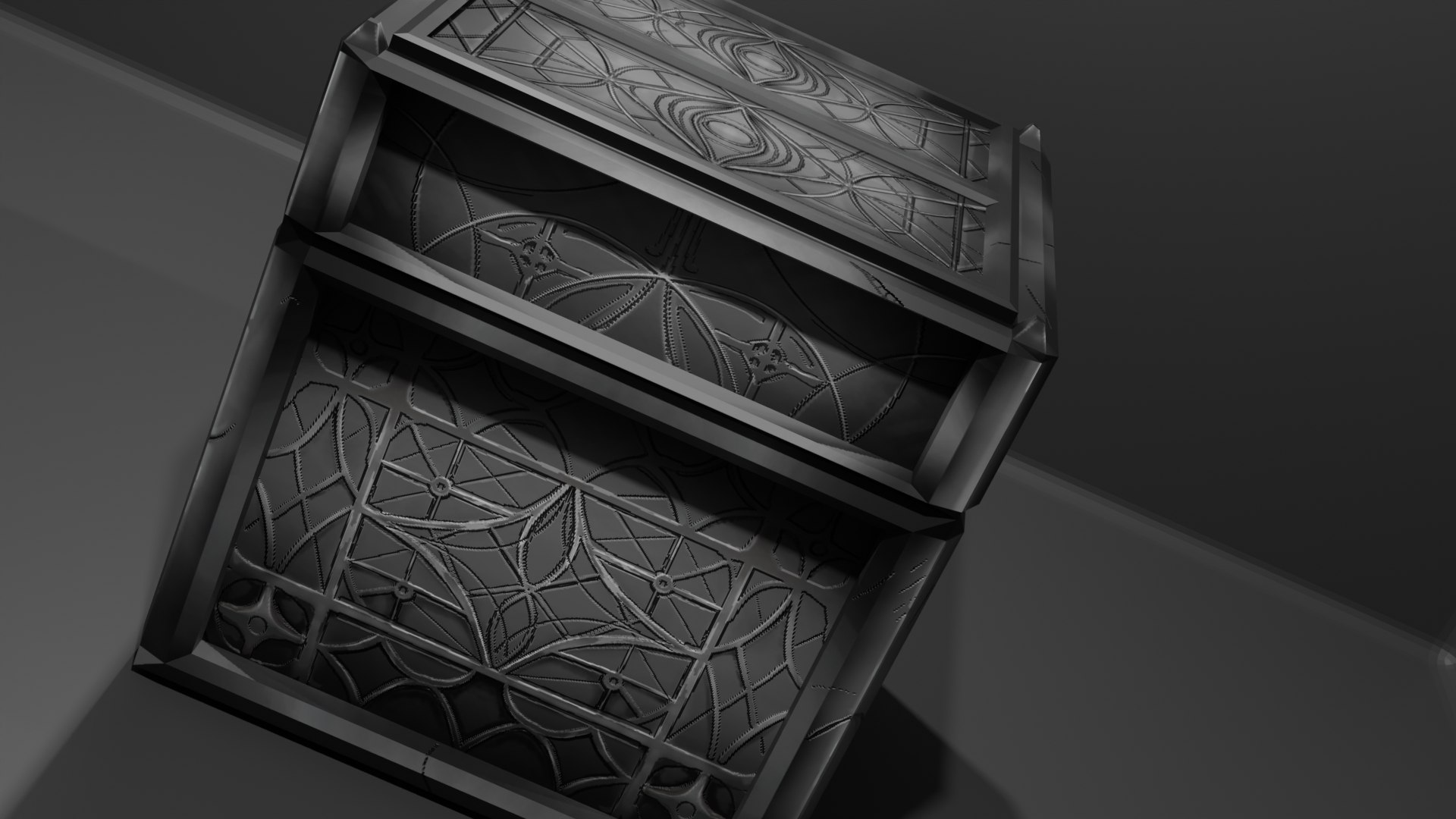 Gothic Chest 3D Model - TurboSquid 2349549