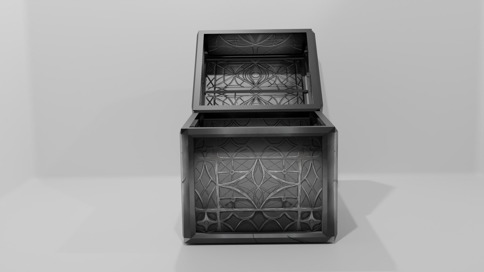 Low Poly Gothic Chest 3D Model - TurboSquid 2349549