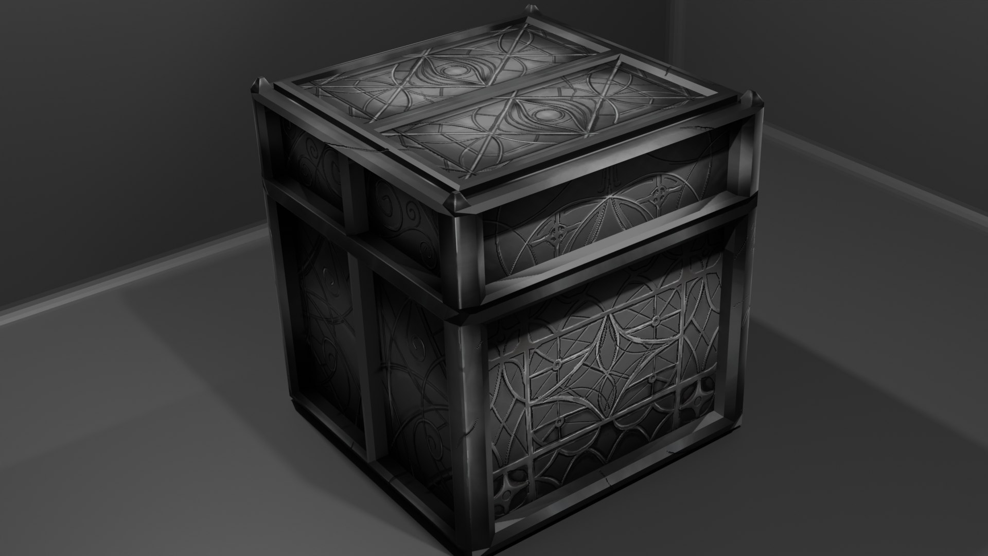 Gothic Chest 3D Model - TurboSquid 2349549