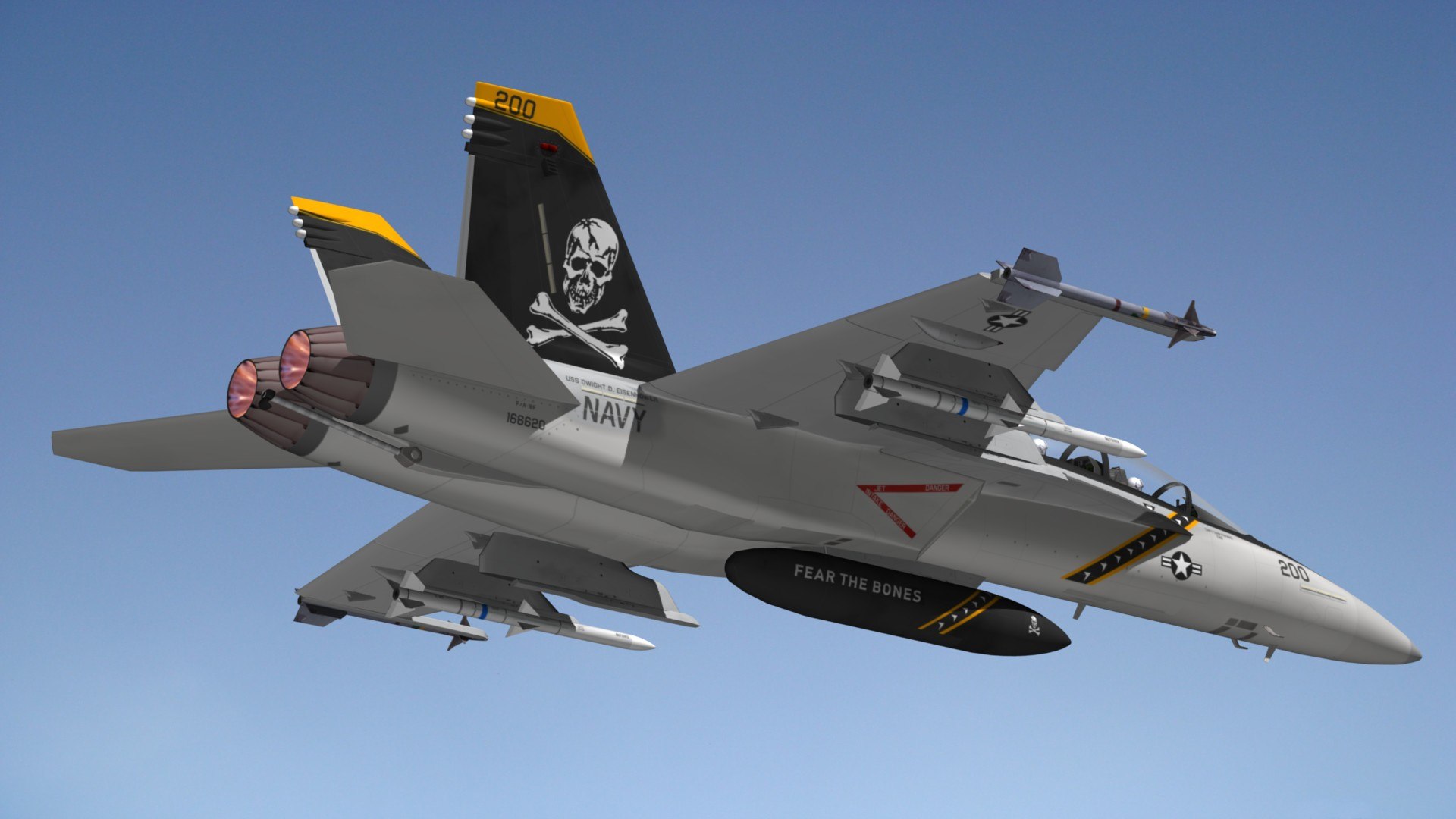 F18 Super Hornet JR 3D Model - TurboSquid 1739088