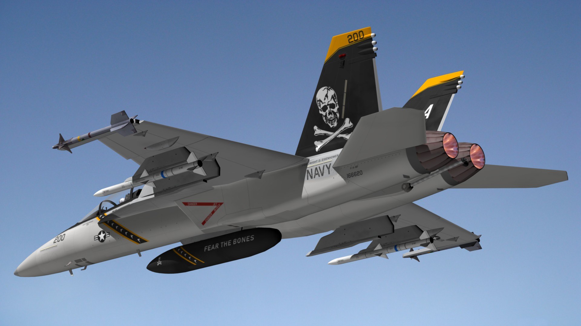 F18 Super Hornet JR 3D Model - TurboSquid 1739088