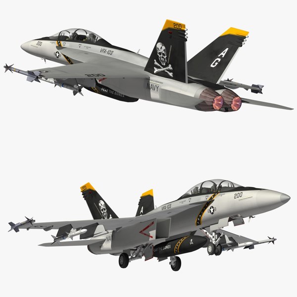 F18 Super Hornet JR 3D model - TurboSquid 1739088