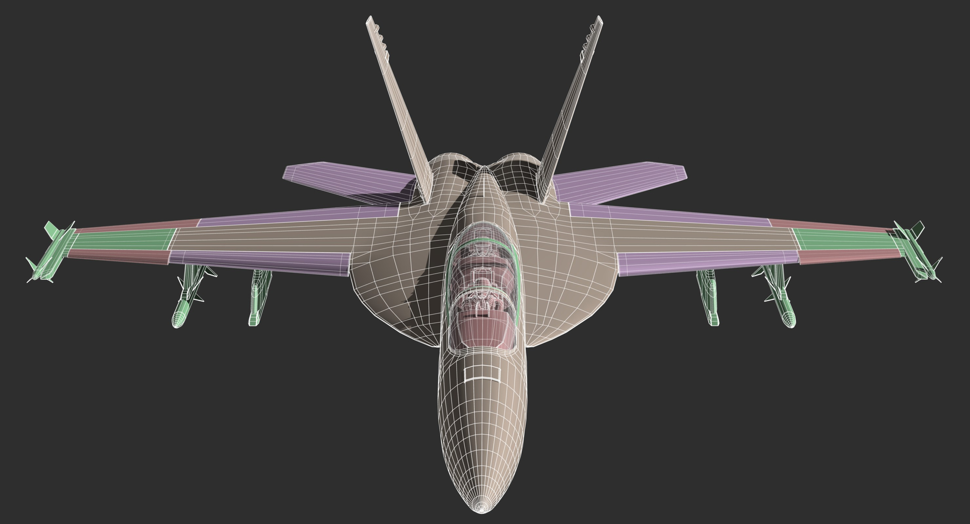 F18 Super Hornet JR 3D model - TurboSquid 1739088