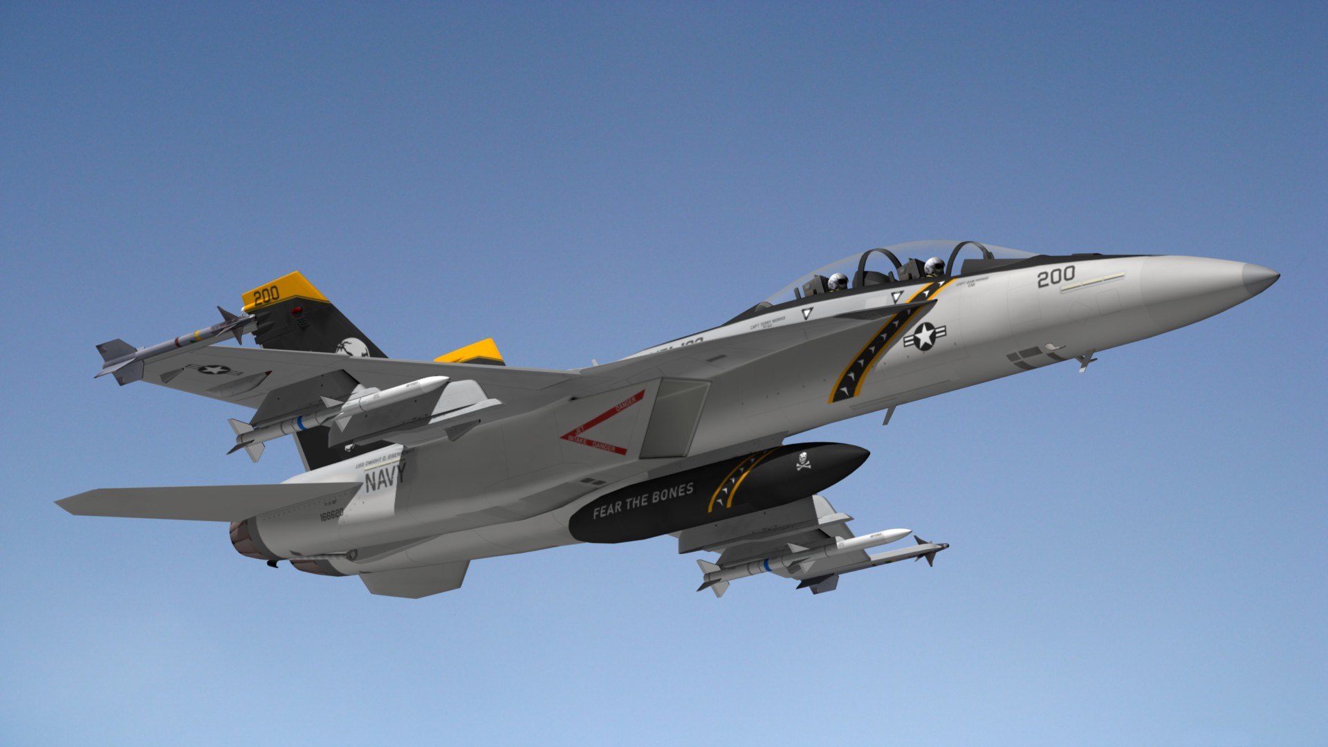 F18 Super Hornet JR 3D Model - TurboSquid 1739088