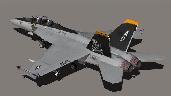 F18 Super Hornet JR 3D model - TurboSquid 1739088