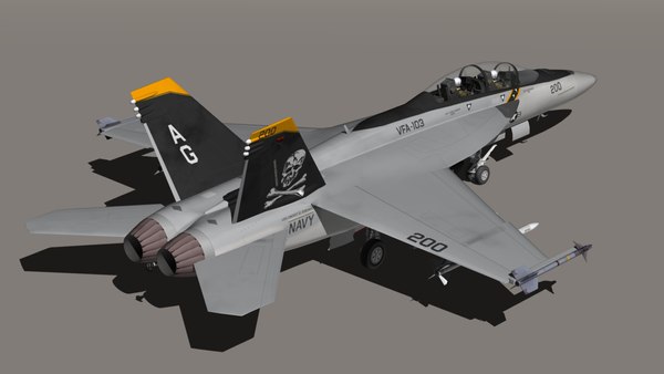 F18 Super Hornet JR 3D model - TurboSquid 1739088