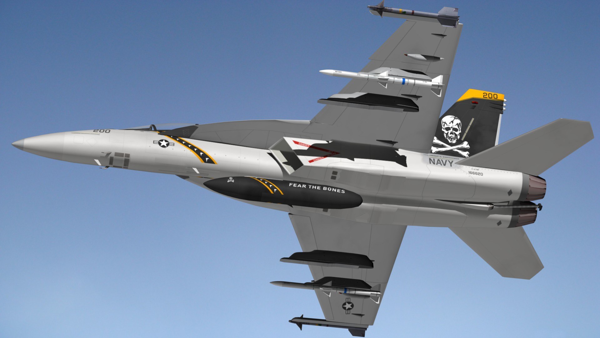 F18 Super Hornet JR 3D Model - TurboSquid 1739088