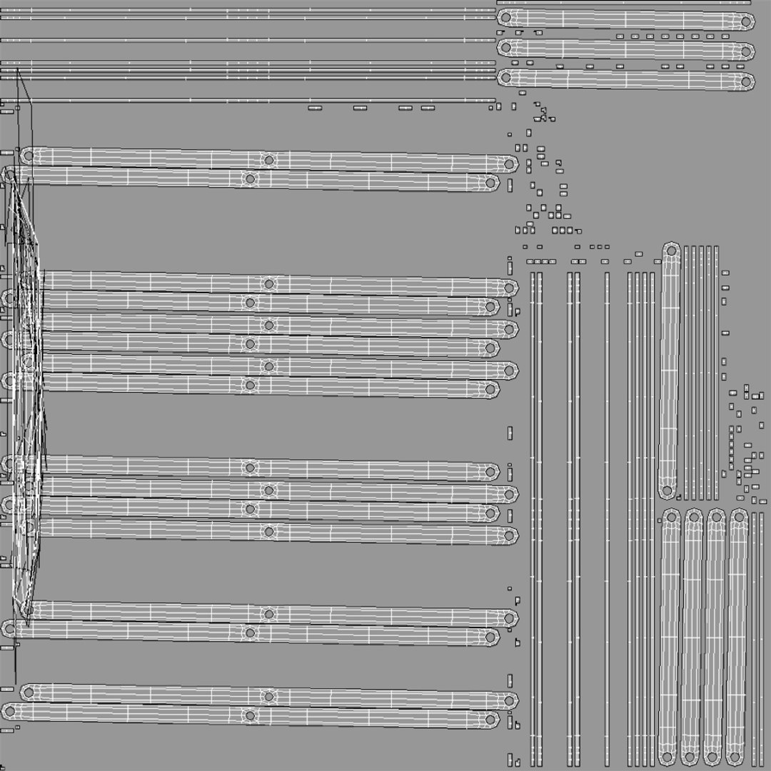 Spike Strips 3D Model - TurboSquid 2007701