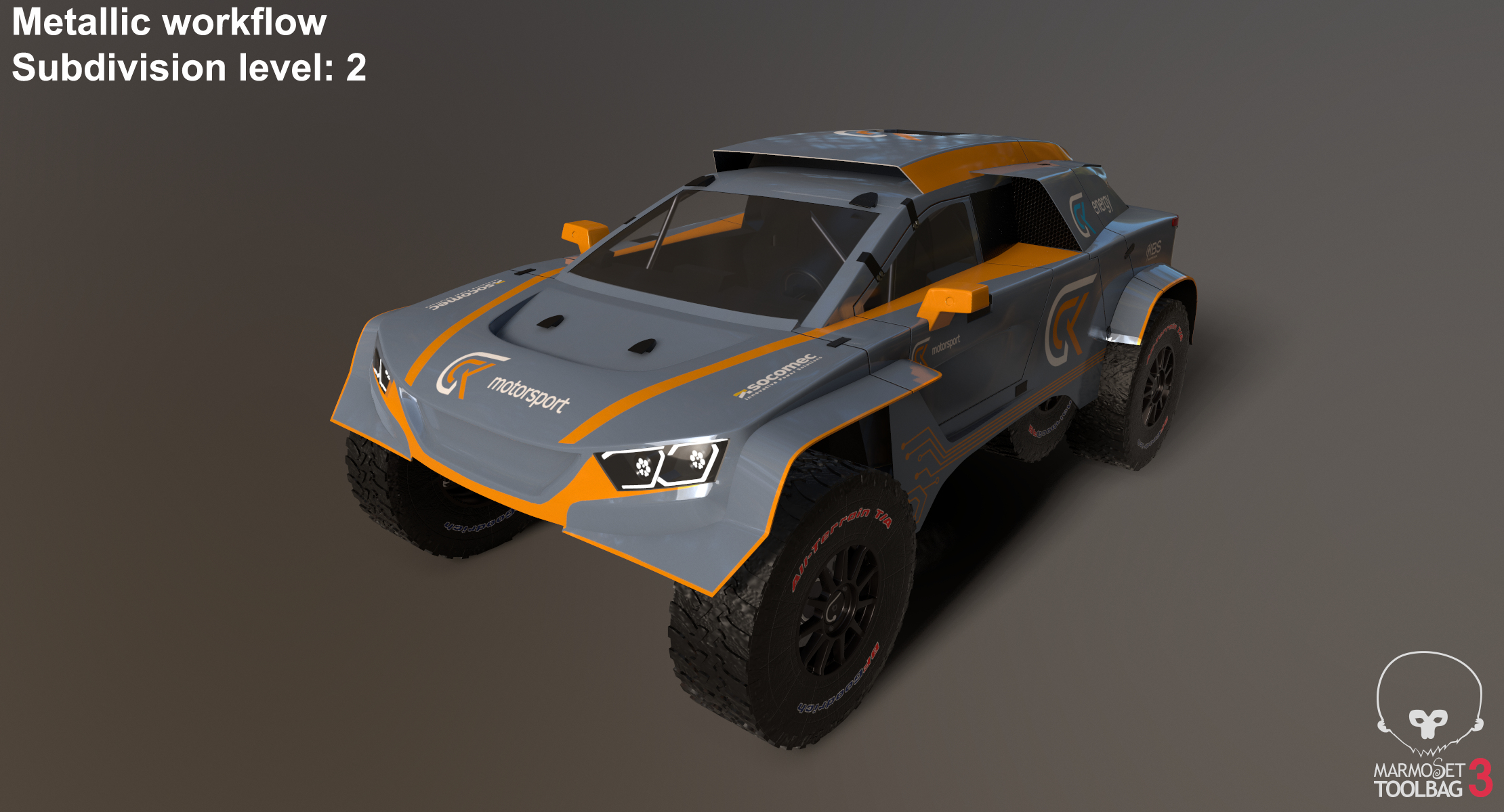 E-blast 1 rally-raid electric model - TurboSquid 1693034