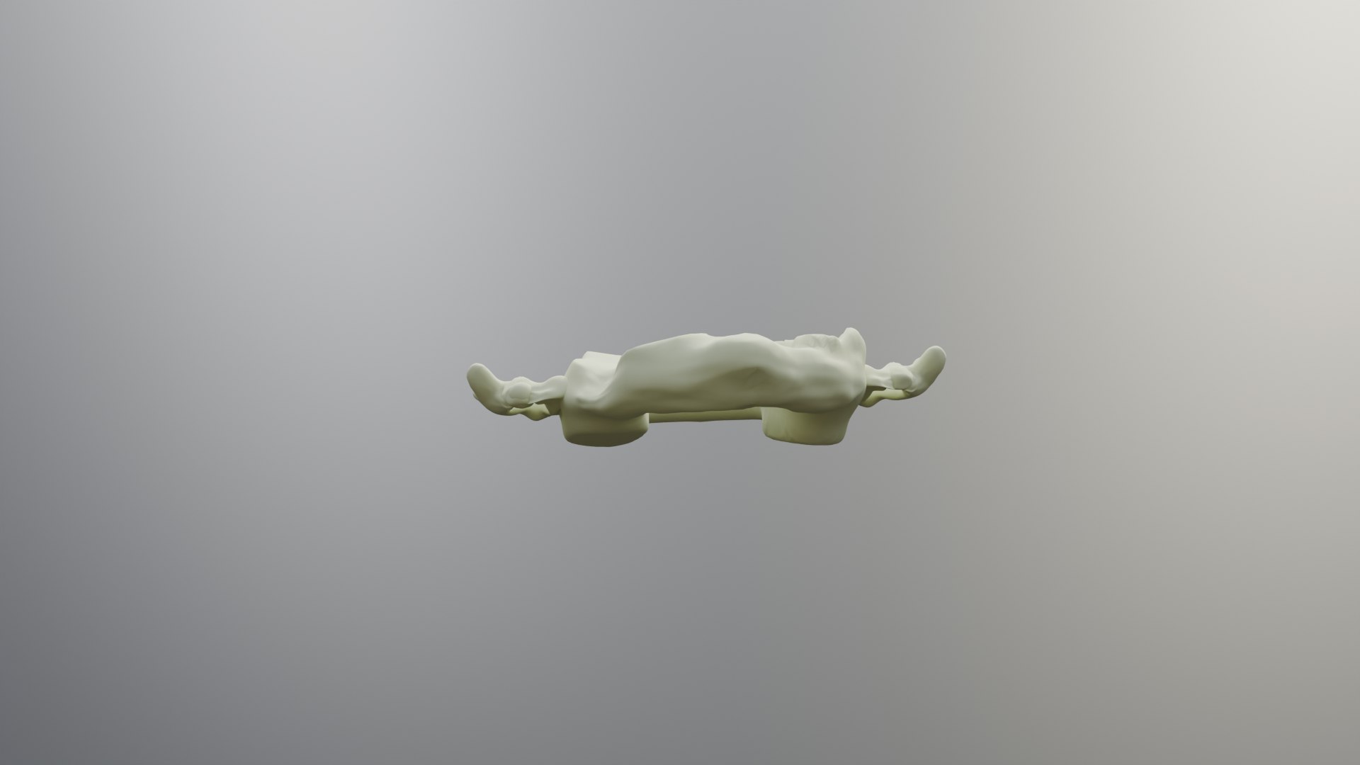 3D Atlas First Cervical Vertebra Model - TurboSquid 2325291