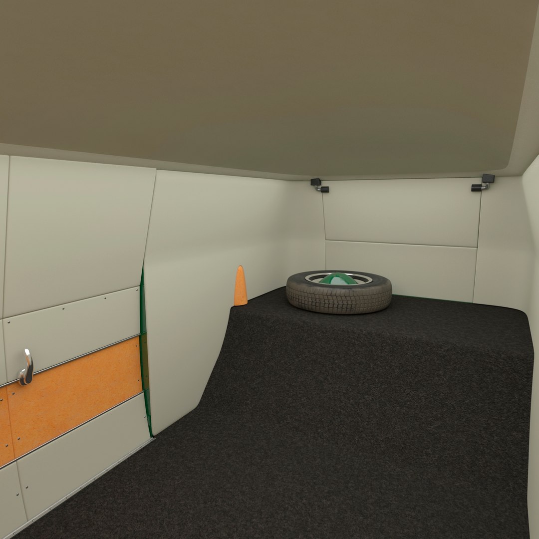 volkswagen type 2 panel 3d model