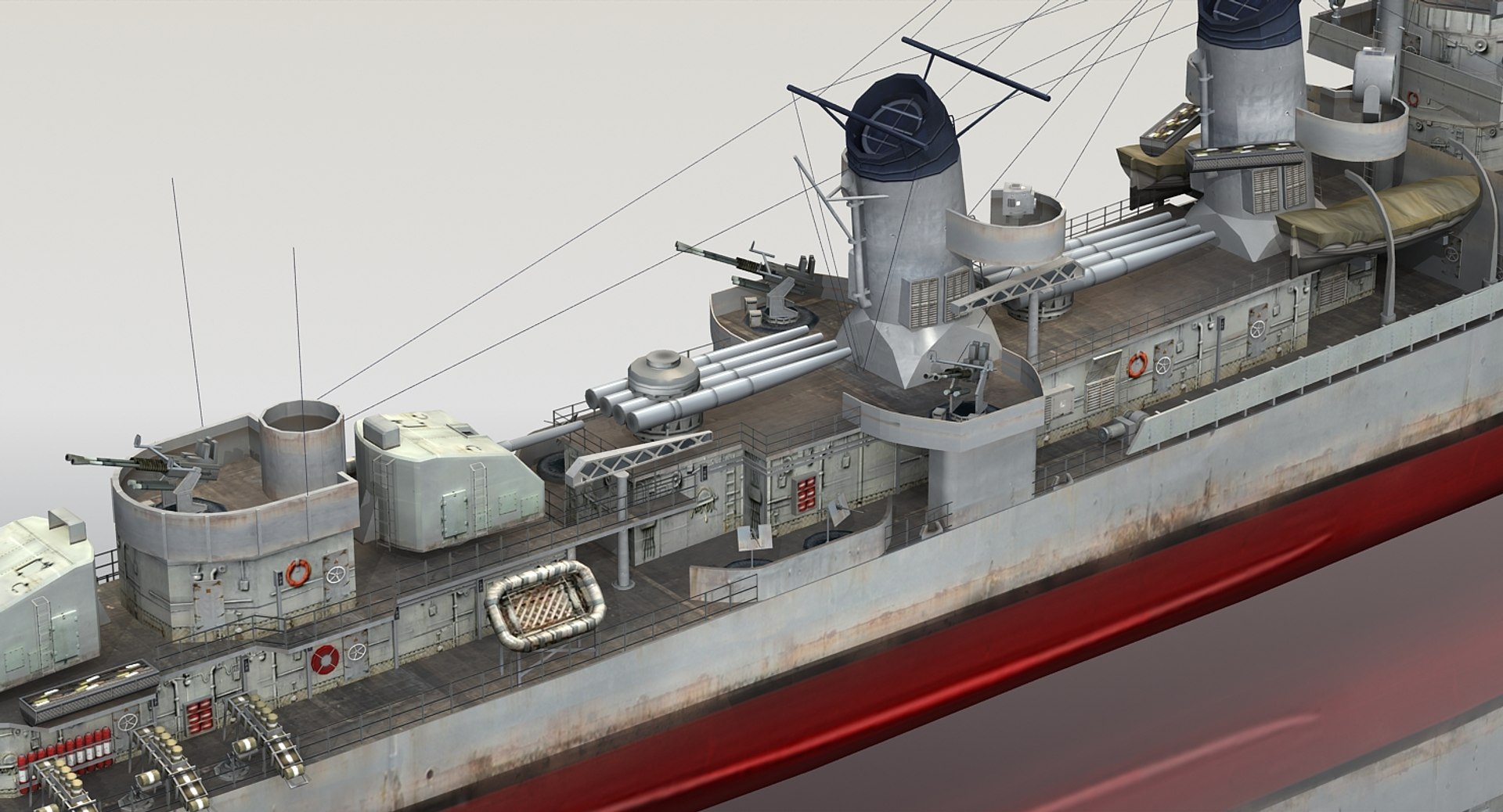 Uss melvin dd fletcher 3D model - TurboSquid 1222391