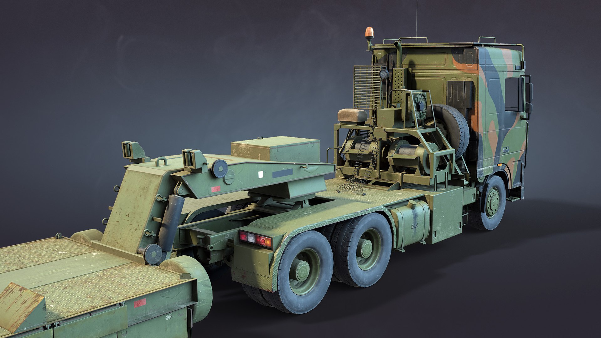 Low-poly Daf Tropco Transporter Model - TurboSquid 1304857