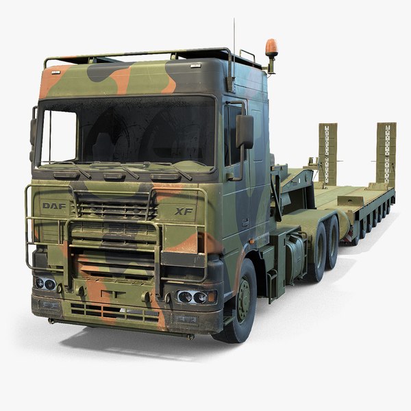 Low-poly daf tropco transporter model - TurboSquid 1304857