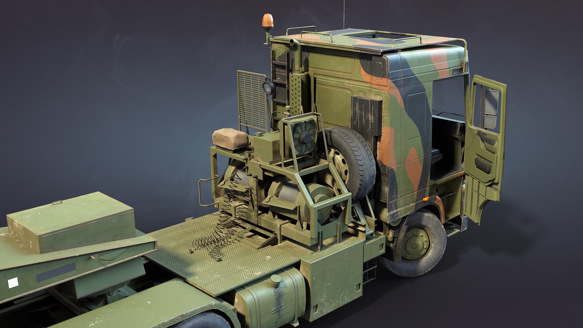 Low-poly Daf Tropco Transporter Model - TurboSquid 1304857