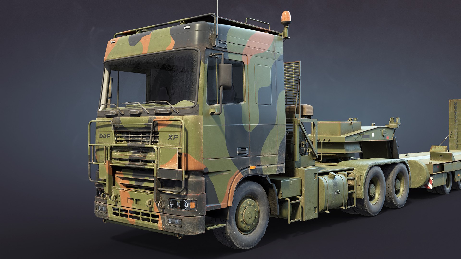 Low-poly Daf Tropco Transporter Model - TurboSquid 1304857