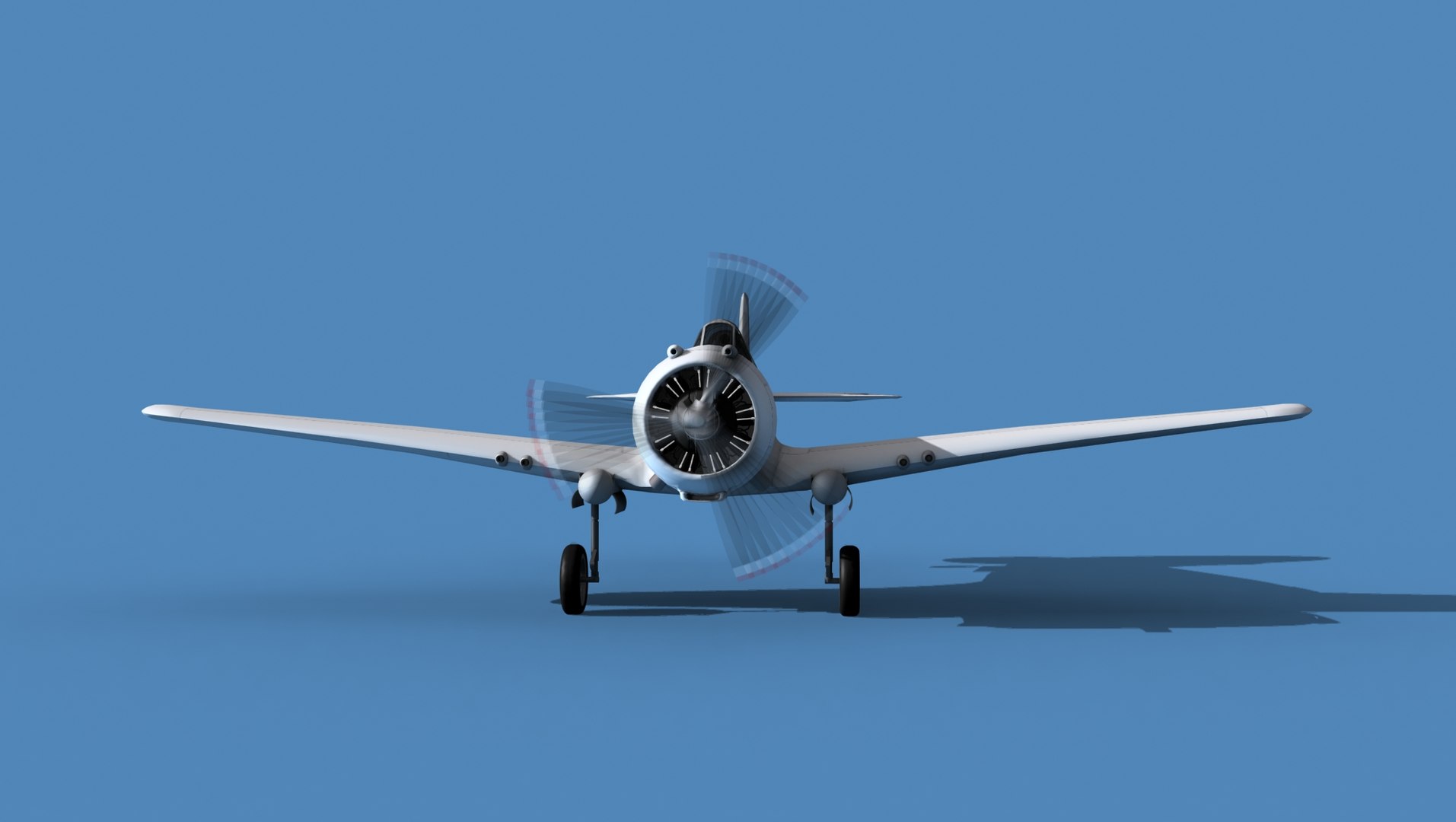 Curtiss P-36C Hawk Bare Metal Model - TurboSquid 1914183