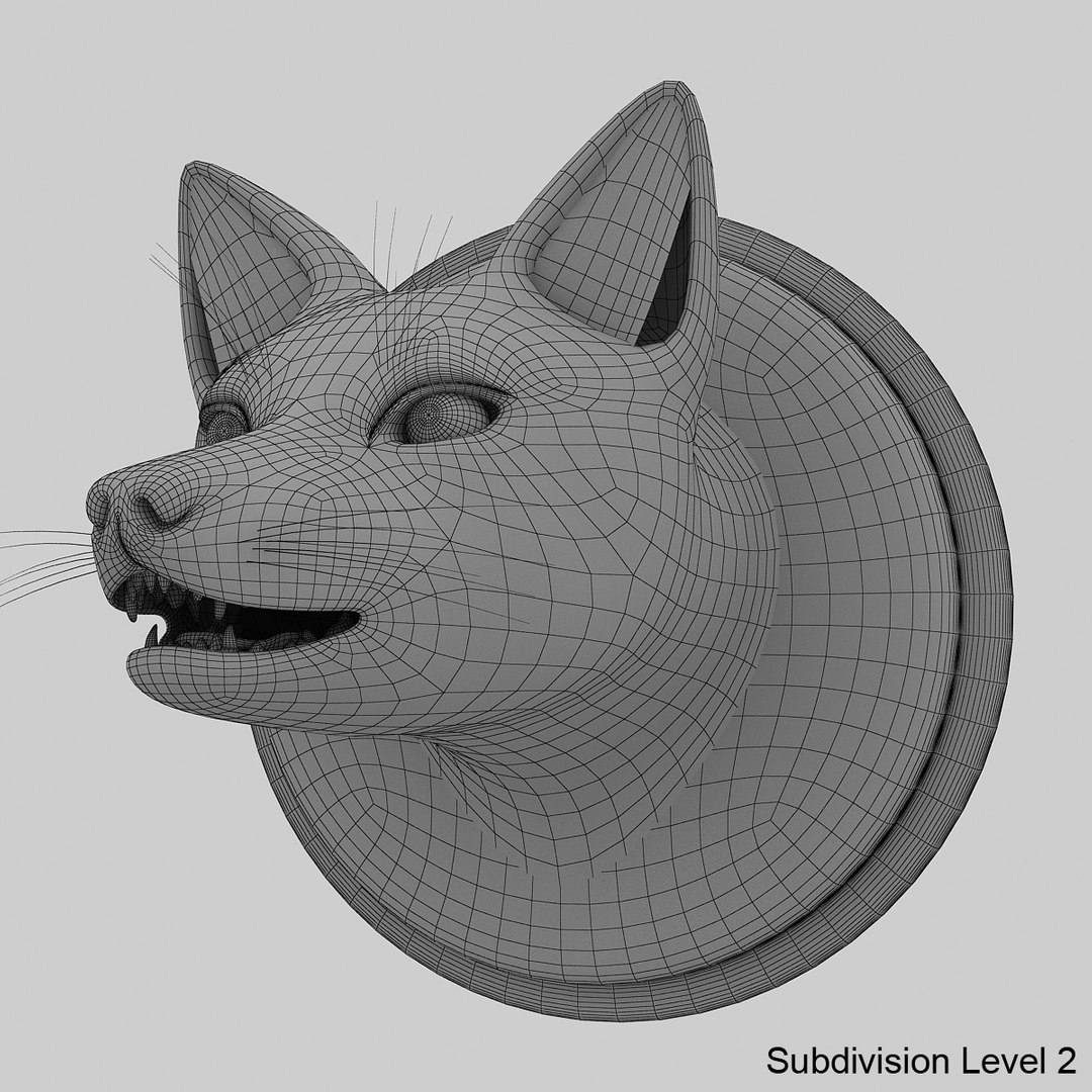 3d Model Trophy Animal Heads