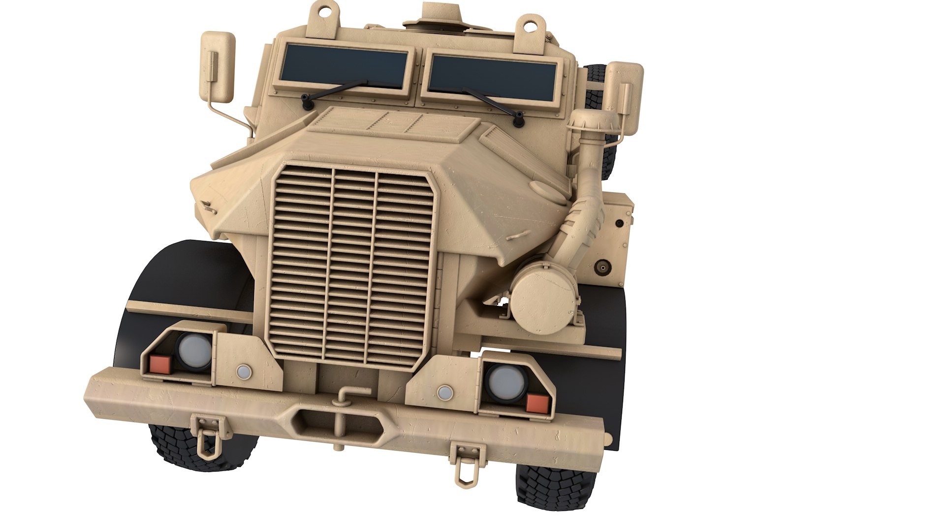 3D Truck Military Sand Casspir - TurboSquid 2068099