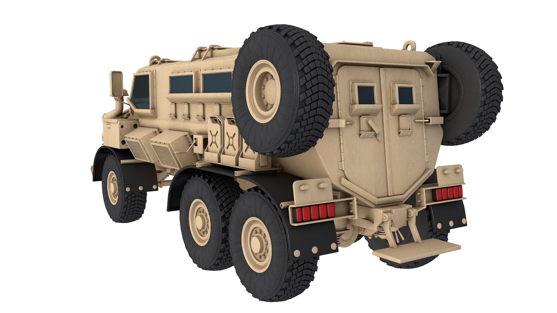 3D Truck Military Sand Casspir - TurboSquid 2068099