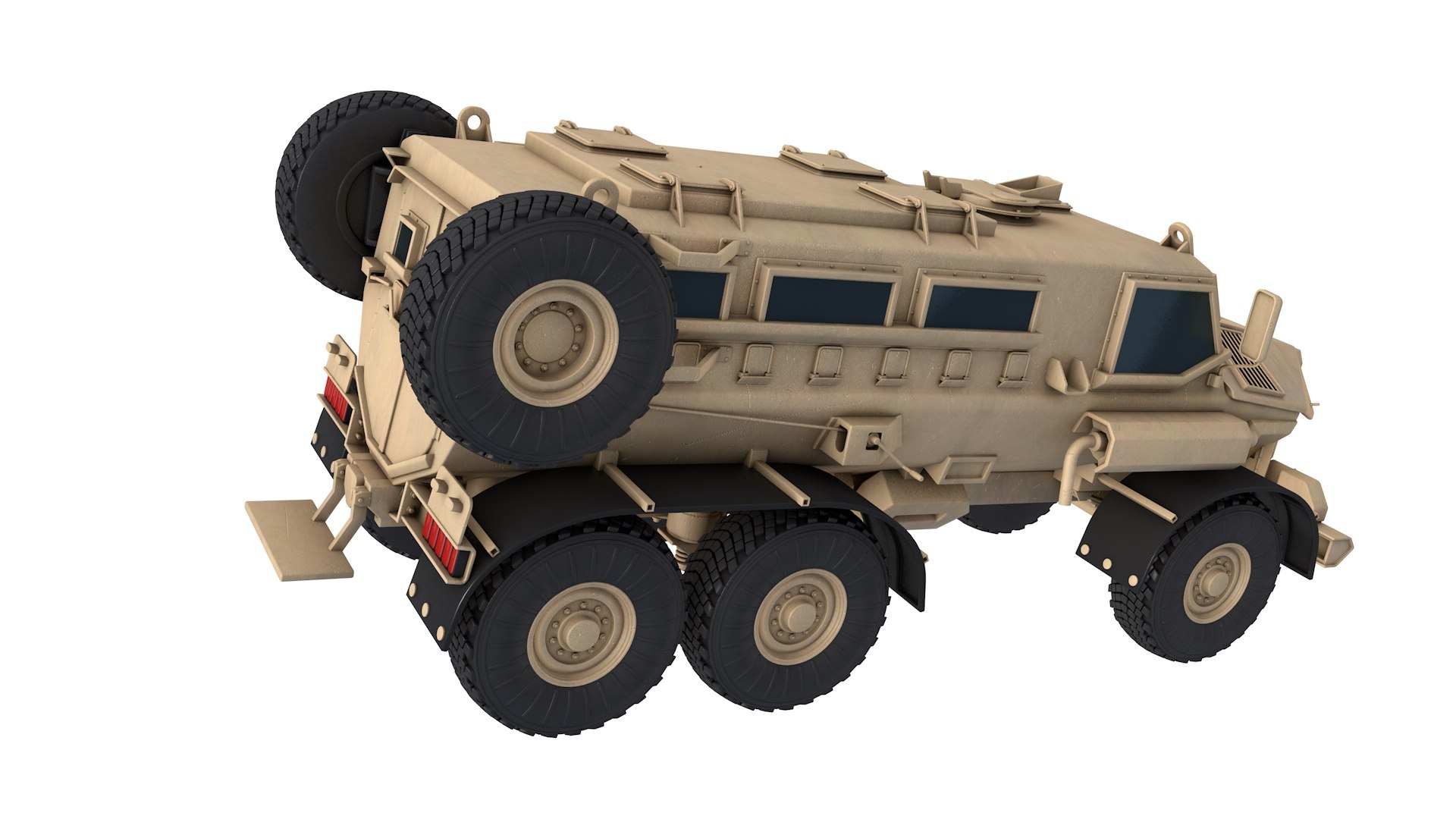 3D Truck Military Sand Casspir - TurboSquid 2068099