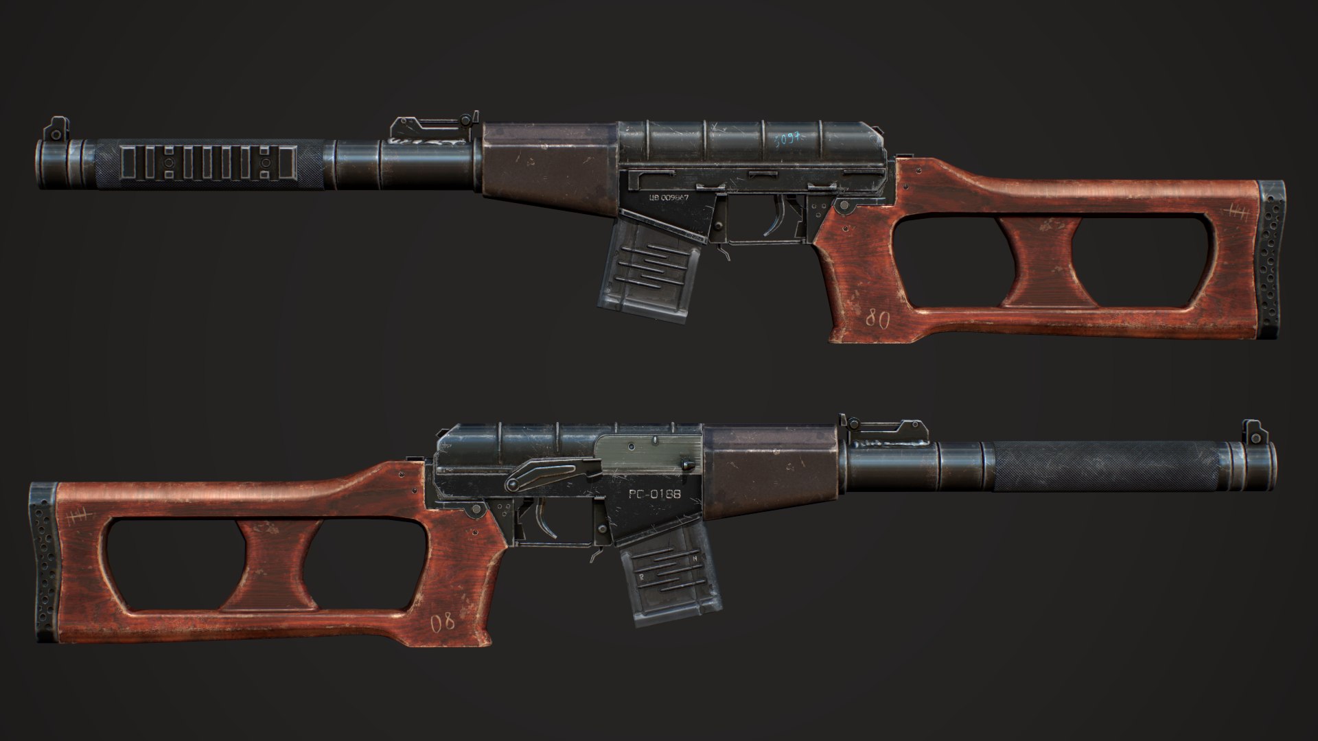 3D VSS Vintorez Game Ready - TurboSquid 1748050